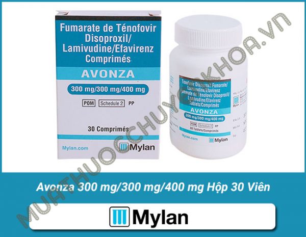 Thuốc Avonza 300mg/300mg/400mg - Điều Trị HIV