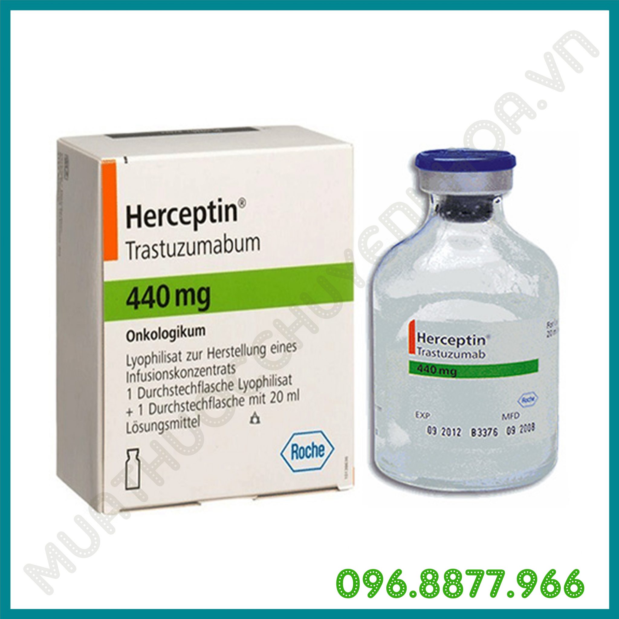 Thuốc Herceptin 150mg 440mg 600mg/5ml
