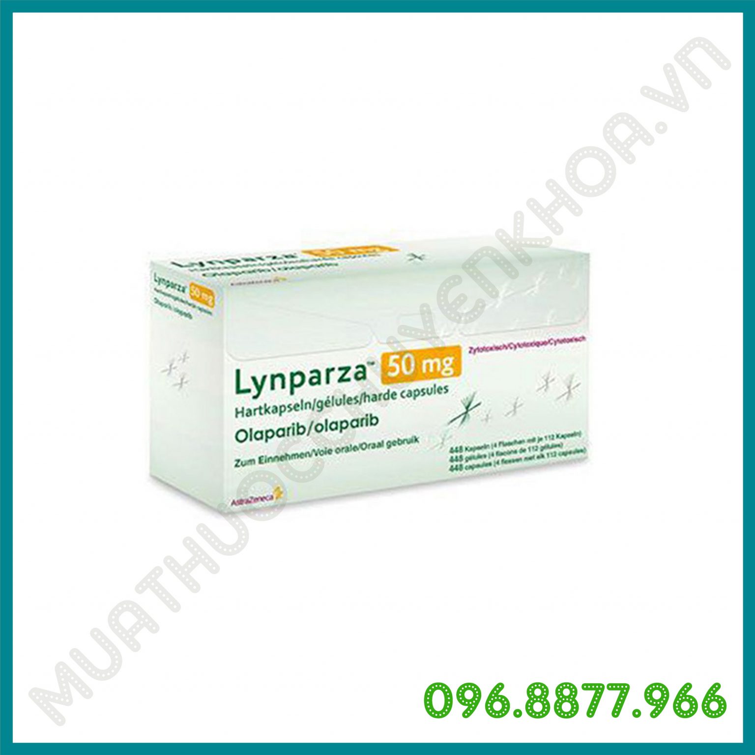 Thuốc Lynparza 50mg 100mg 150mg (Olaparib) - Điều Trị Ung Thư