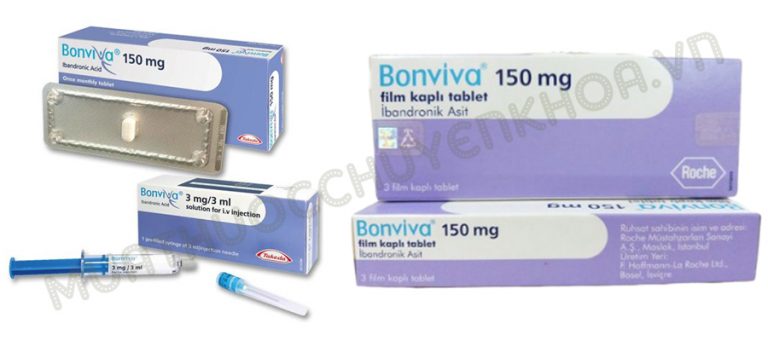 Thuốc Bonviva 150mg 3mg/3ml (Axit ibandronic) - Điều Trị Xương Khớp