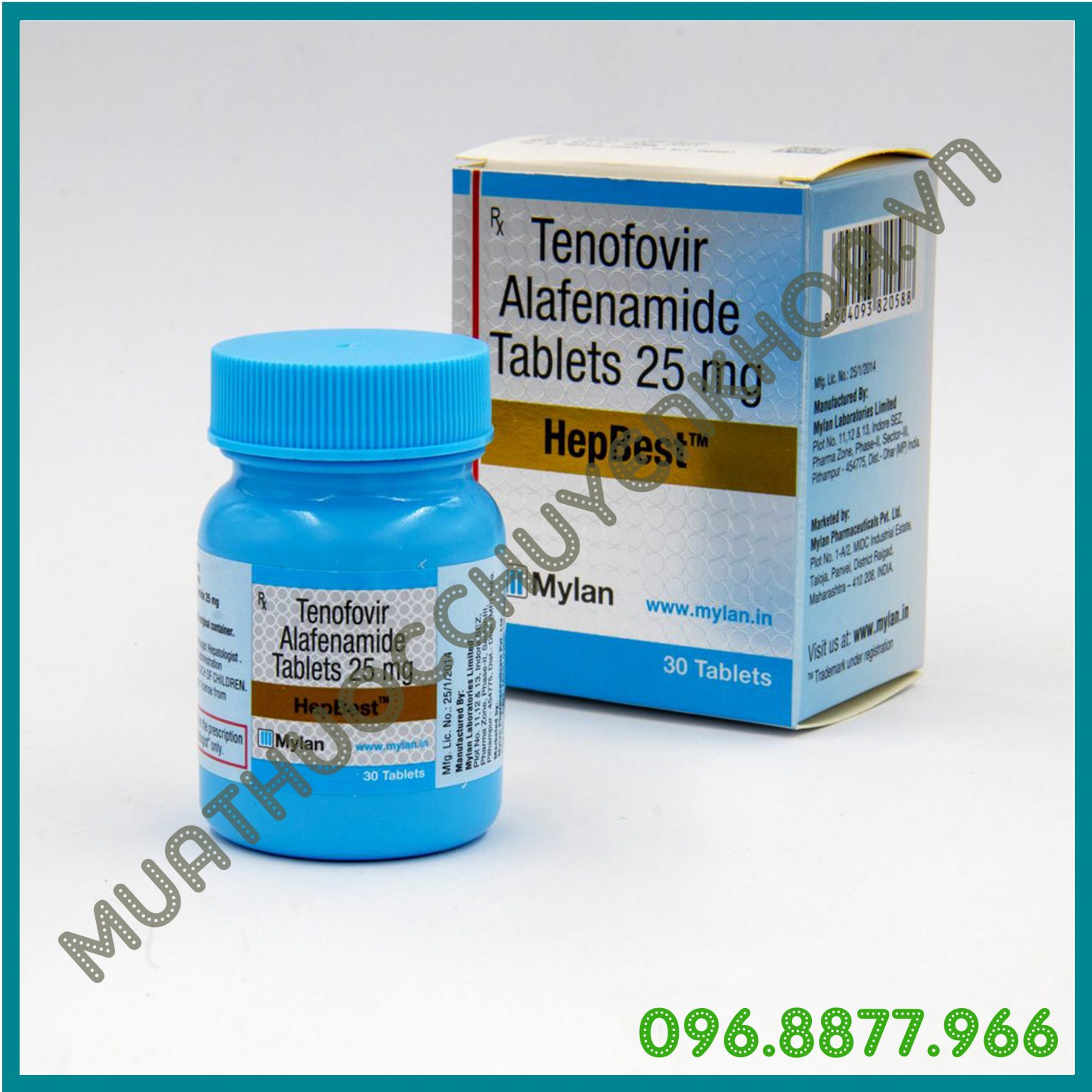 Thuốc TAFSAFE 25mg - Điều Trị Viêm Gan B