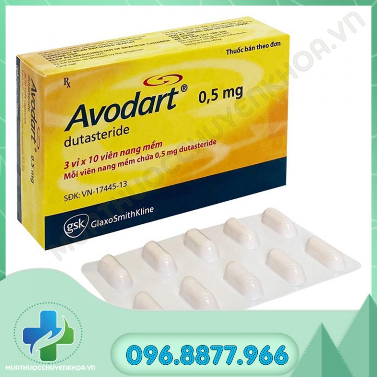 Thuốc Avodart 0.5mg (Dutasteride) - Điều Trị Ung Thư