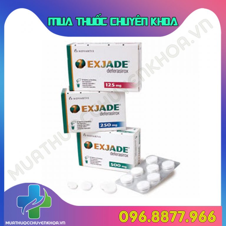 Thuốc EXJADE 500mg 250mg 125mg (Deferasirox)