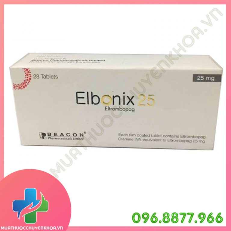 Thuốc Elbonix 25mg 50mg (Eltrombopag) - Điều Trị Ung Thư