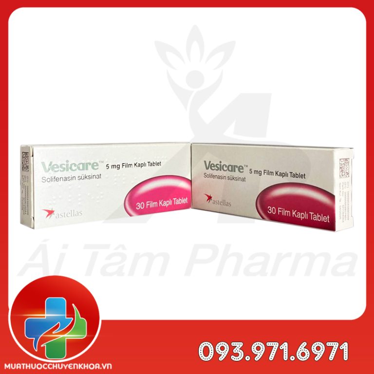 Thuốc Vesicare 5mg 10mg (Solifenacin Succinate) - Điều Trị Đường Tiết Niệu