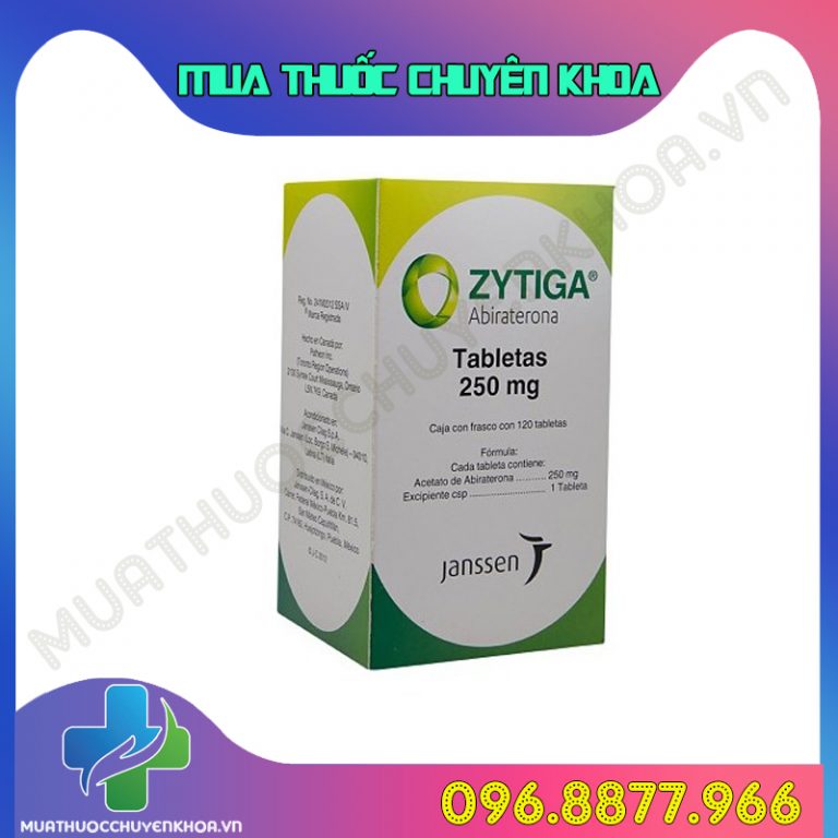 Thuốc Zytiga 250mg 500mg (Abiraterone Acetate) - Điều Trị Ung Thư