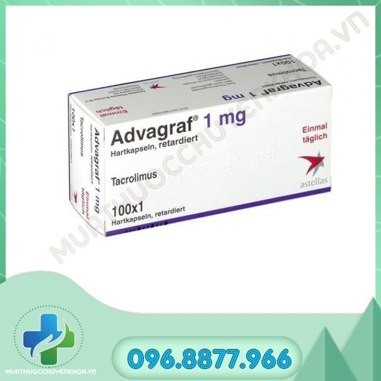 Thuốc Advagraf 1mg 0.5mg 3mg 5mg – Tacrolimus
