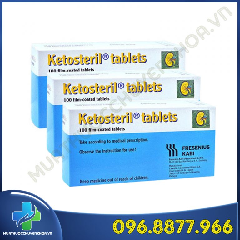 Thuốc Ketosteril 600mg (Methionine) - Điều Trị Suy Thận Mạn Tính