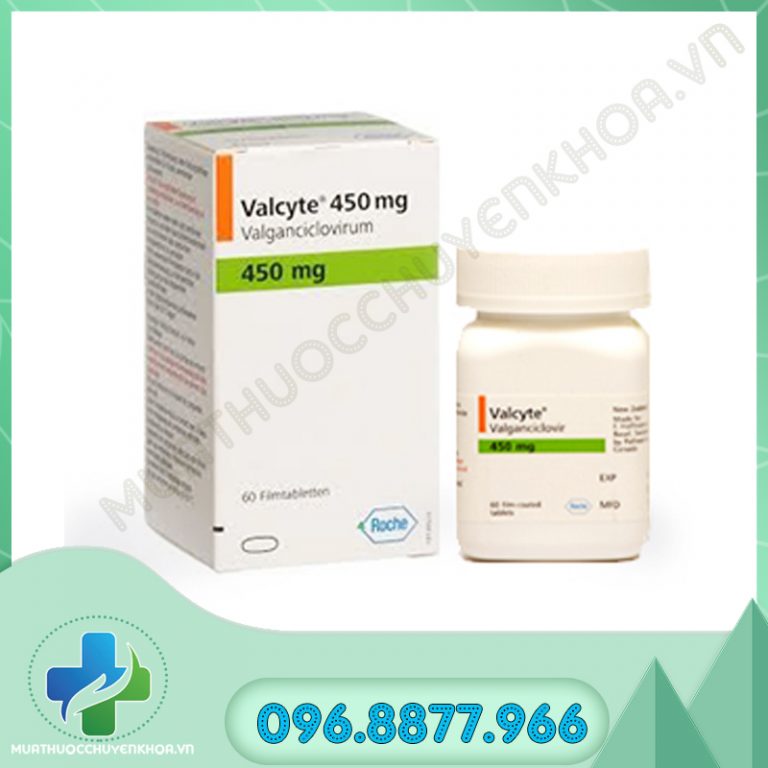 Thuốc Valcyte 450mg (Valganciclovir) – Điều Trị Viêm Võng Mạc (CMV)