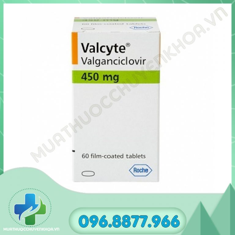 Thuốc Valcyte 450mg (Valganciclovir) – Điều Trị Viêm Võng Mạc (CMV)