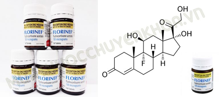 Thuốc FLORINEF 0.1mg - Fludrocortison Acetate
