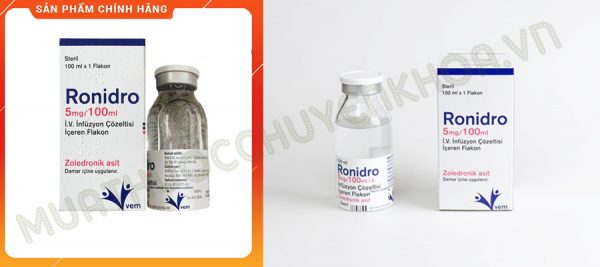 Thuốc Ronidro 5mg/100ml (Zoledronic Acid) - Điều Trị Loãng Xương