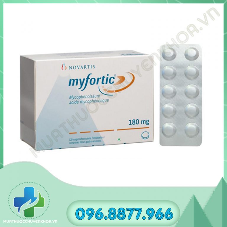 Thuốc Myfortic 360mg 180mg (Mycophenolic Acid) - Dự Phòng Phản Ứng Thải ...