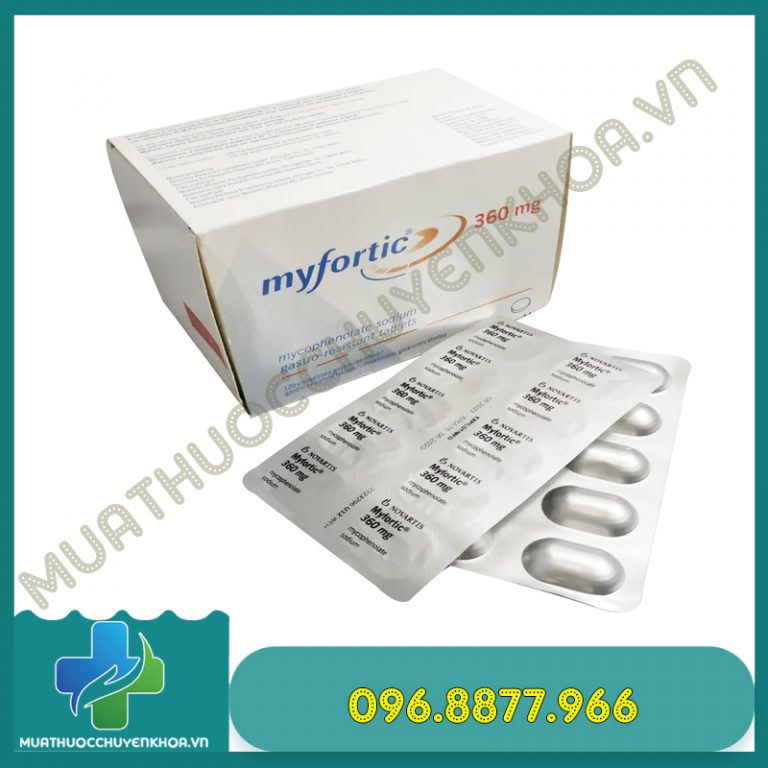 Thuốc Myfortic 360mg 180mg (Mycophenolic Acid) - Dự Phòng Phản Ứng Thải ...