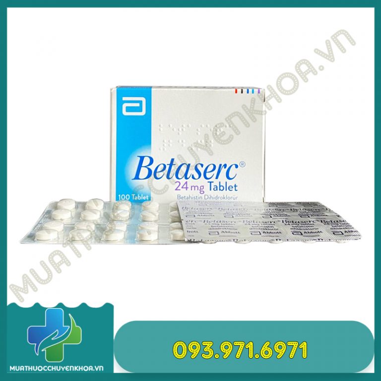 Thuốc Betaserc 24mg (Betahistine) - Điều Trị Hội Chứng Méniere