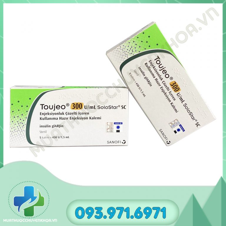 Thuốc Toujeo 300U/mL SoloStar SC (Insulin Glargine) - Bút Tiêm Tiểu Đường