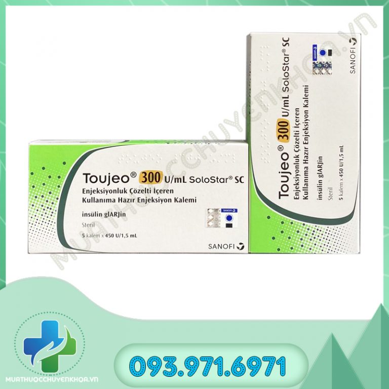 Thuốc Toujeo 300U/mL SoloStar SC (Insulin Glargine) - Bút Tiêm Tiểu Đường