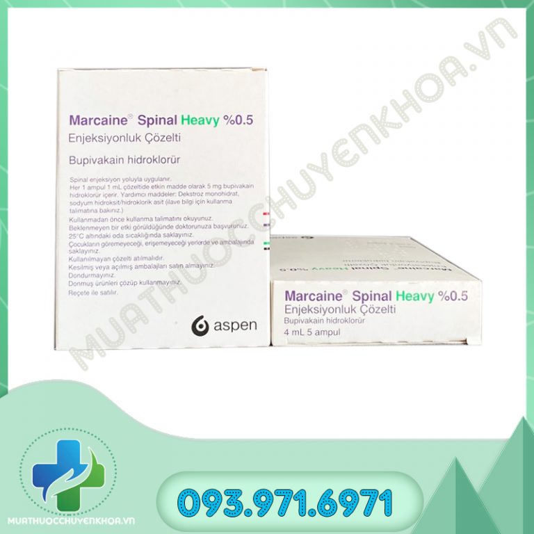 Thuốc Marcaine Spinal Heavy 0.5% (Bupivacain) - Thuốc Gây Tê Hiệu Quả