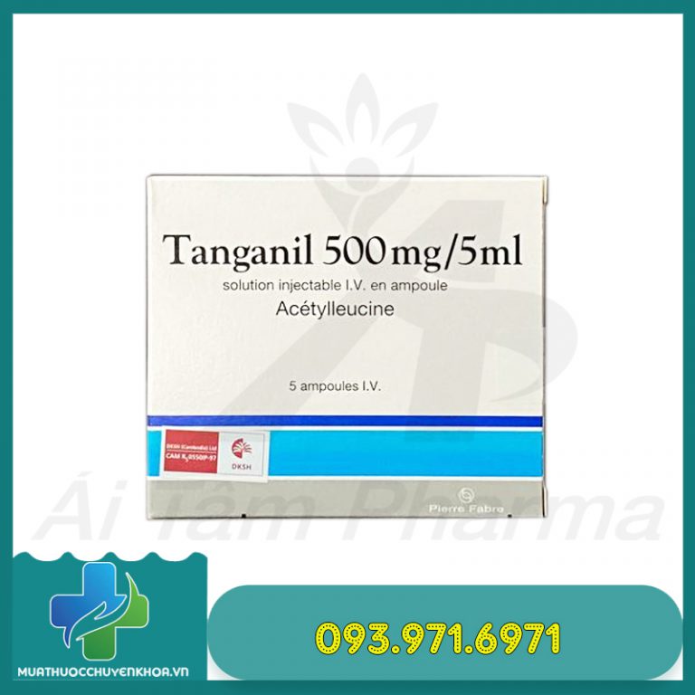 Thuốc Tanganil 500mg/5ml (Acetyl Leucine) - Điều Trị Chóng Mặt