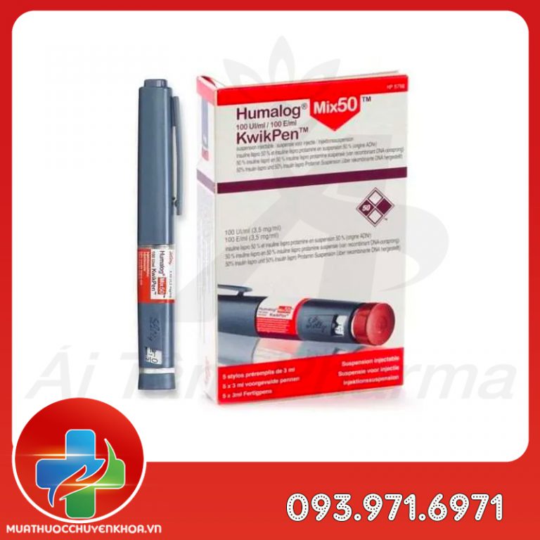 Thuốc Humalog Mix50 KwikPen (Insulin Lispro) - Điều Trị Tiểu Đường
