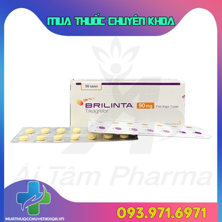 Thuốc BRILINTA 90mg (Ticagrelor) - Phòng Ngừa Huyết Khối, Đột Quỵ