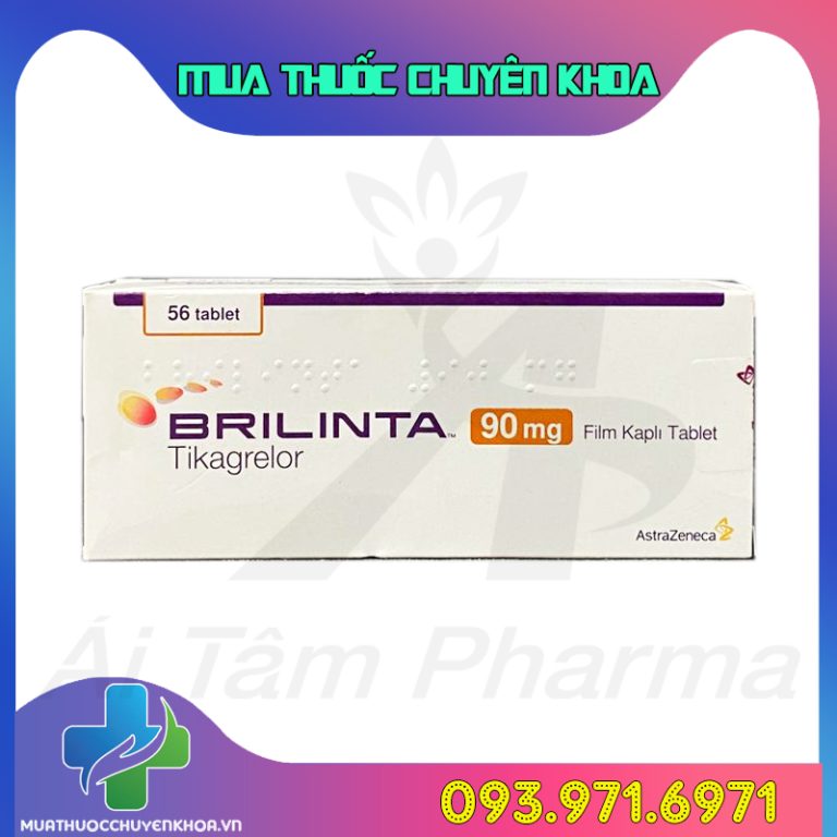 Thuốc BRILINTA 90mg (Ticagrelor) - Phòng Ngừa Huyết Khối, Đột Quỵ