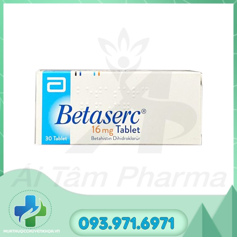 Thuốc Betaserc 16mg (Betahistine) - Điều Trị Hội Chứng Méniere