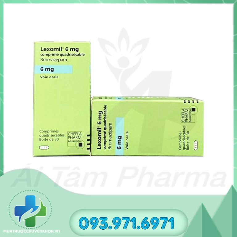 Thuốc Lexomil 6mg (Bromazepam) - Điều Trị Rối Loạn Lo Âu