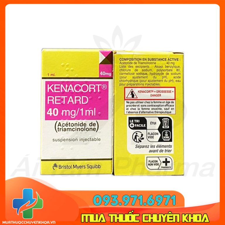 Thuốc KENACORT RETARD 40mg/1ml (Triamcinolone acetonide) - Điều Trị ...