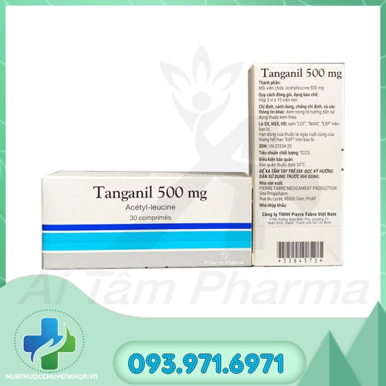 Thuốc Tanganil 500mg (Acetyl Leucine) - Điều Trị Chóng Mặt