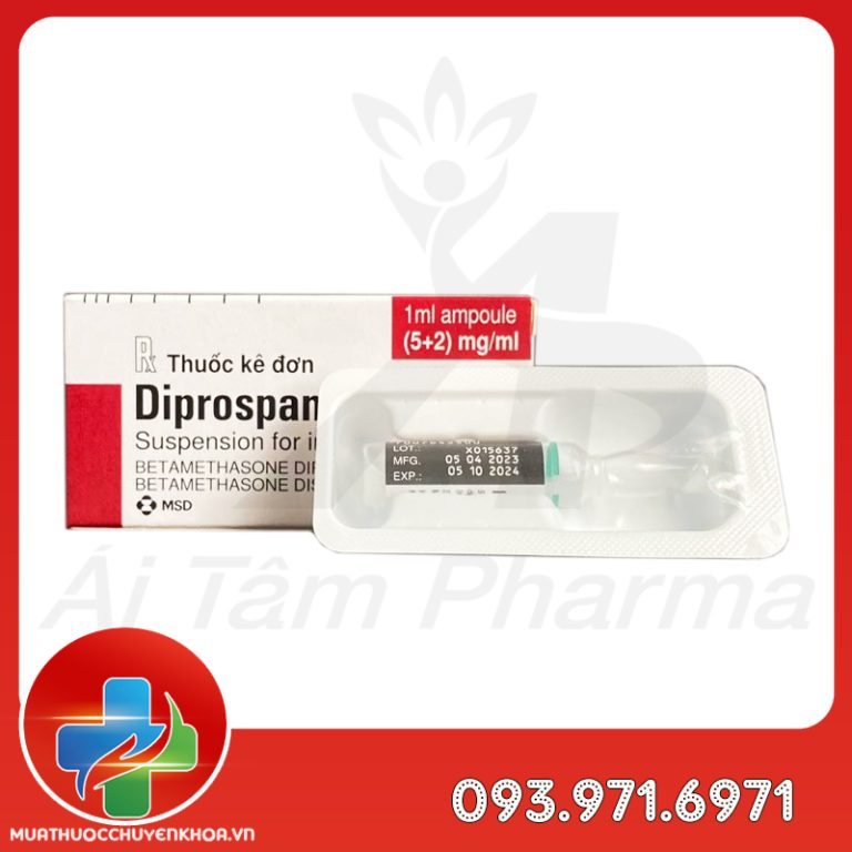 Thuốc Diprospan 5mg+2mg/ml (Betamethasone) - Điều Trị Viêm Xương Khớp