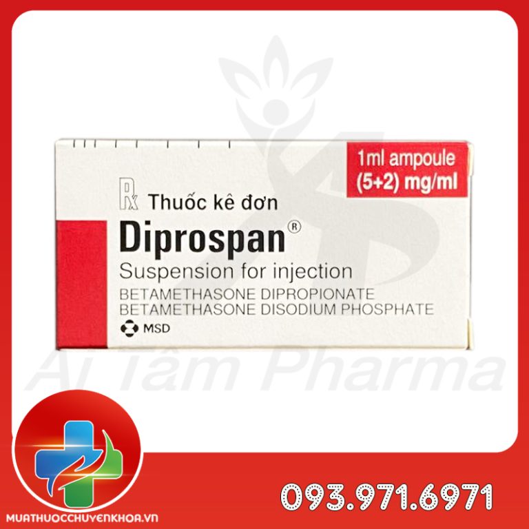 Thuốc Diprospan 5mg+2mg/ml (Betamethasone) - Điều Trị Viêm Xương Khớp