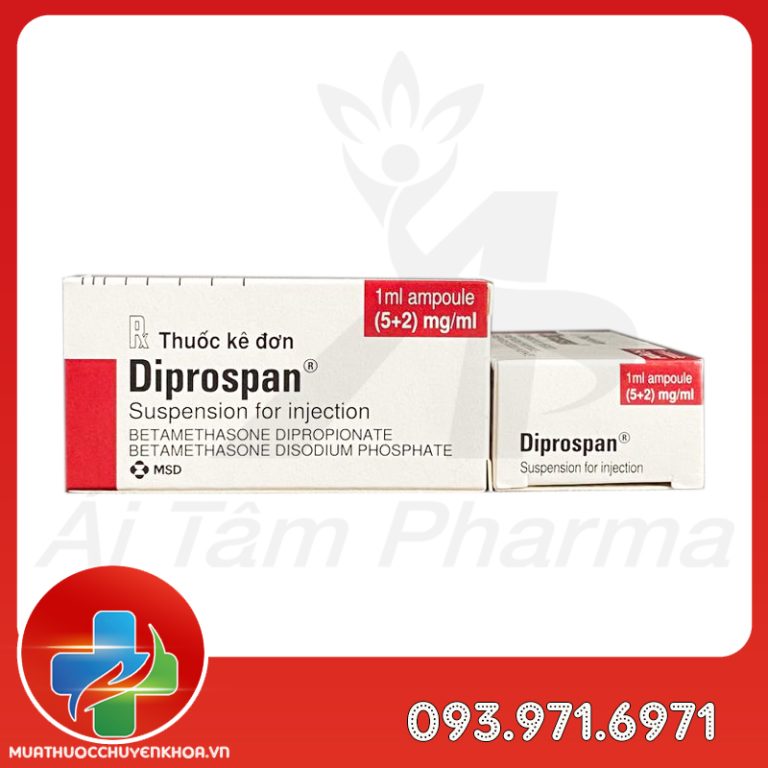 Thuốc Diprospan 5mg+2mg/ml (Betamethasone) - Điều Trị Viêm Xương Khớp